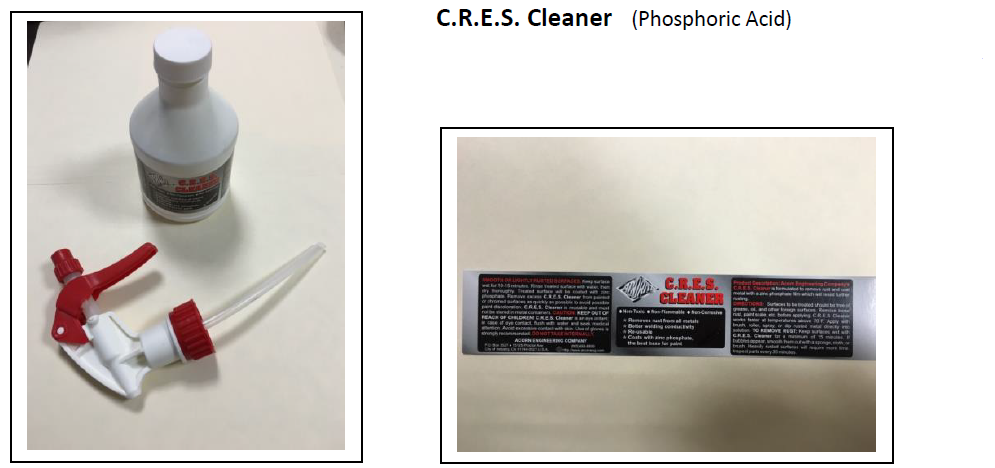 Rust Removal, Cleaning and Re-Passivation.