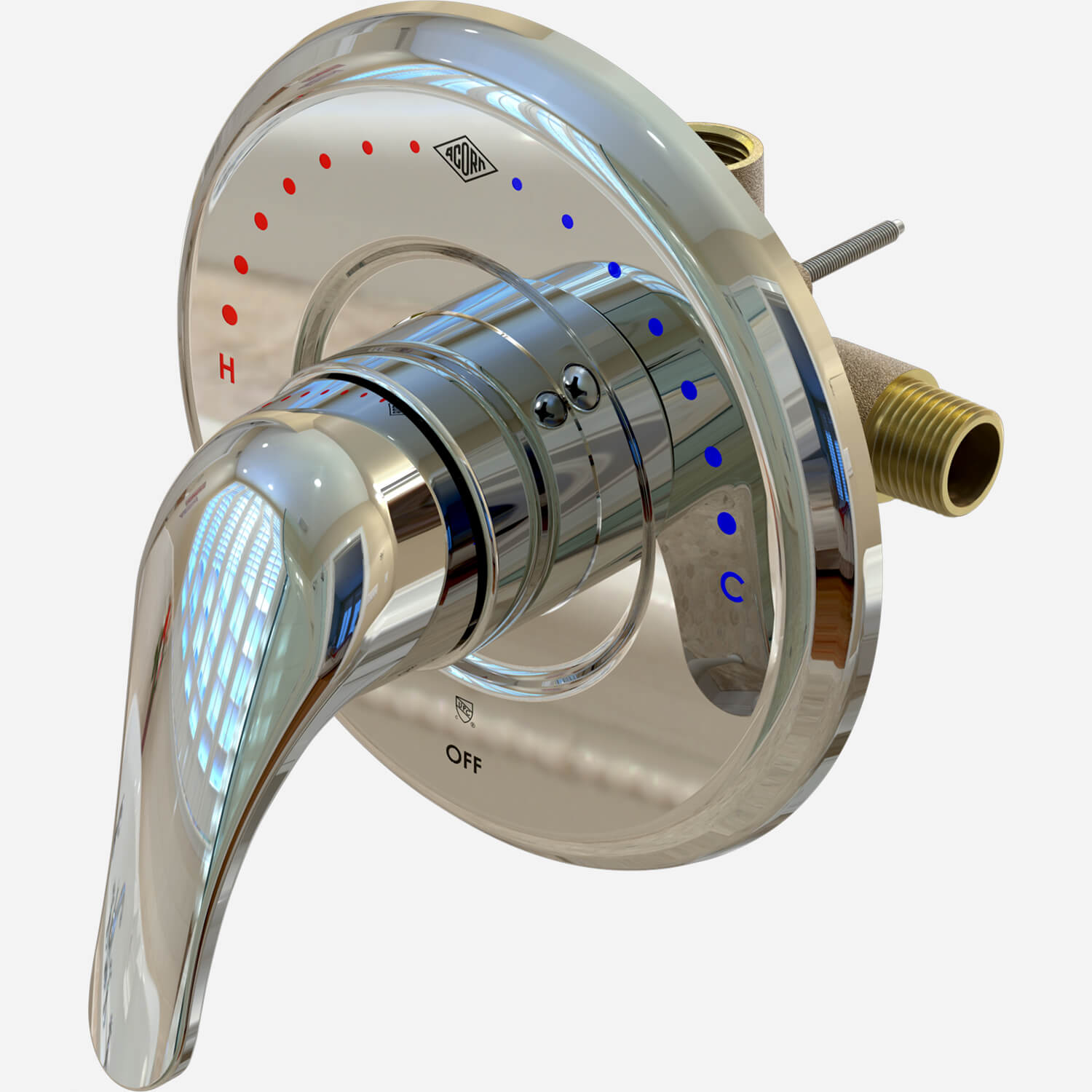 Tri-Lever Handle Details: SV16, WHSV16, Type "8" Shower Mixing Valve ...